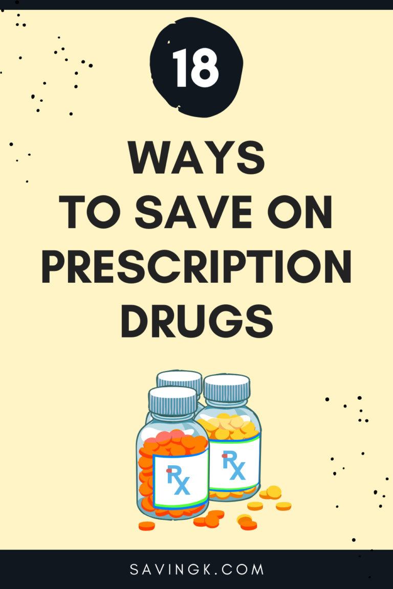 18 Ways To Save Money On Prescription Drugs - SavingK