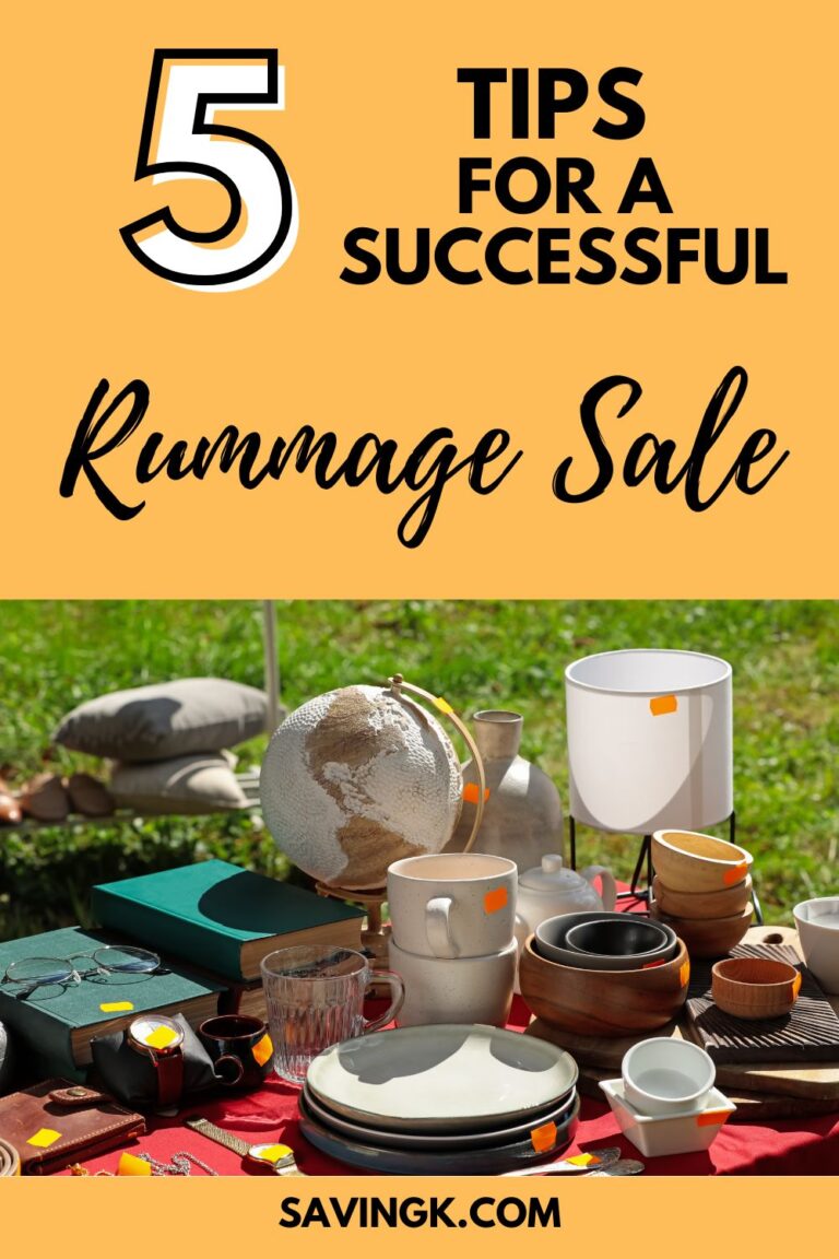 5 Tips For A Successful Rummage Sale - SavingK