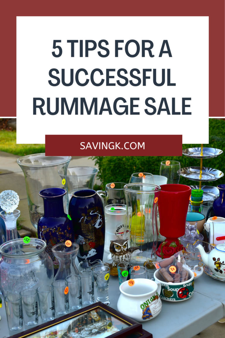 5 Tips For A Successful Rummage Sale - SavingK