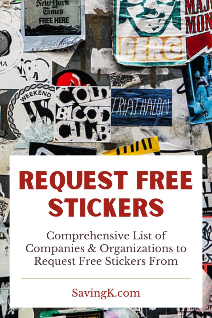 Request 100+ Free Stickers Via Mail For 2026 - SavingK