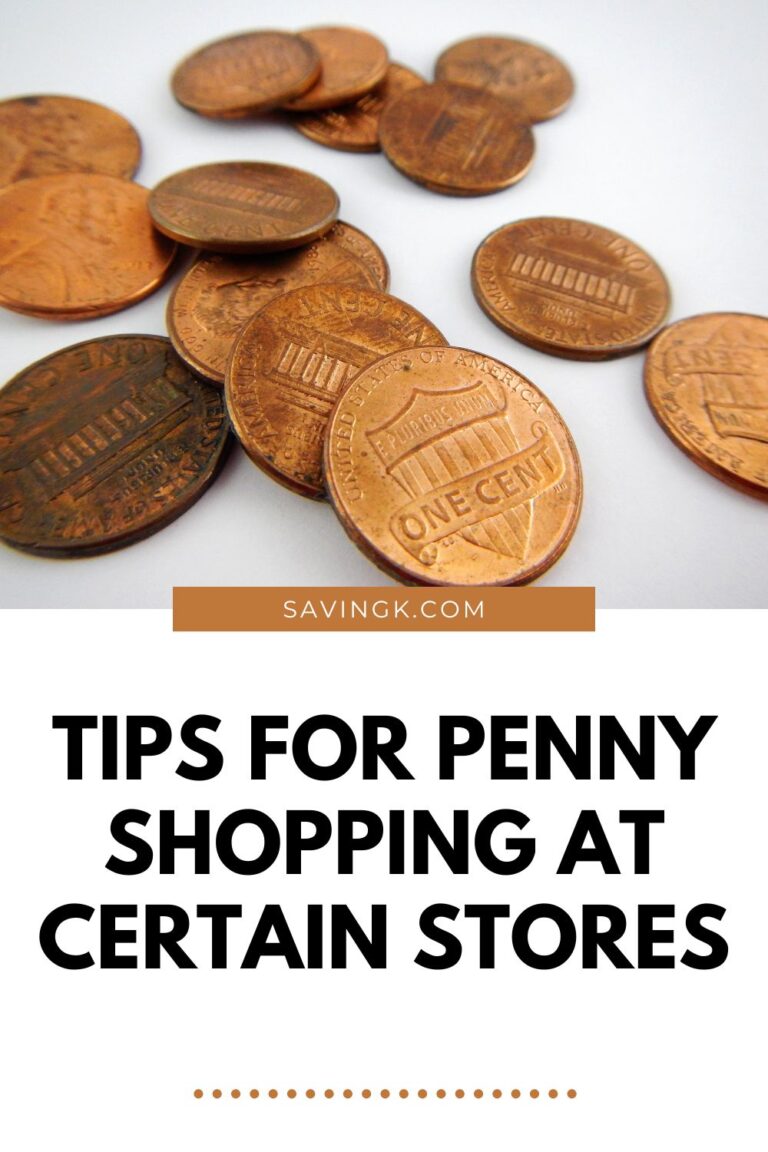 Tips For Penny Shopping Including What Stores Offer Penny Items - SavingK