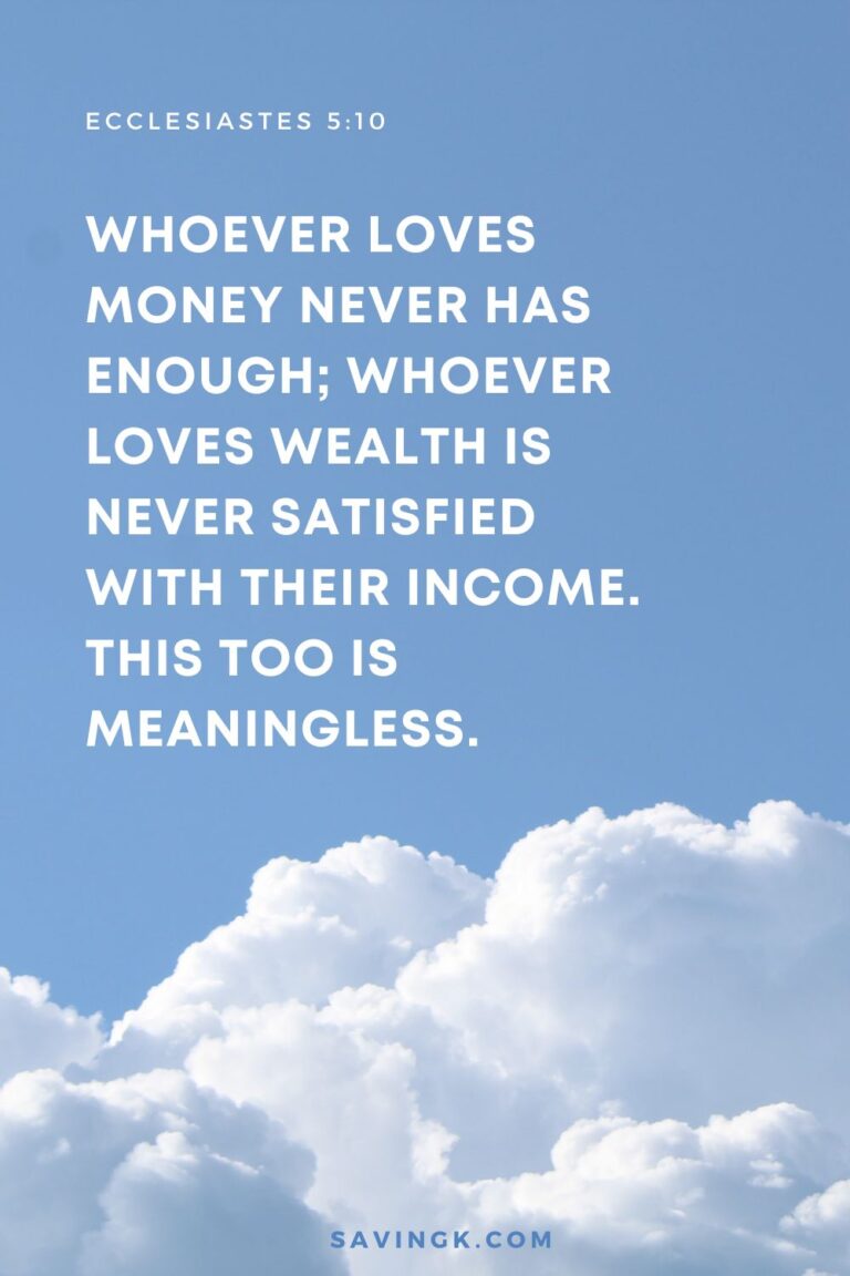 Wealth Of Wisdom: Top Biblical Quotes About Money - SavingK