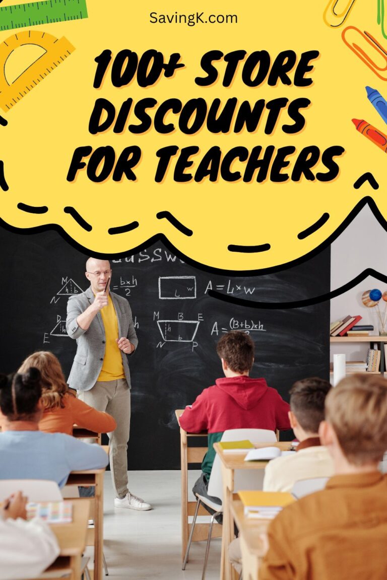 100+ Store Discounts For Teachers & Educators - SavingK