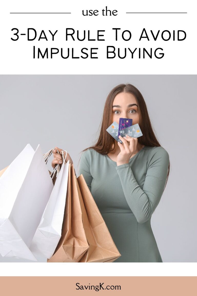 Use The 3-Day Rule To Avoid Impulse Buying - SavingK