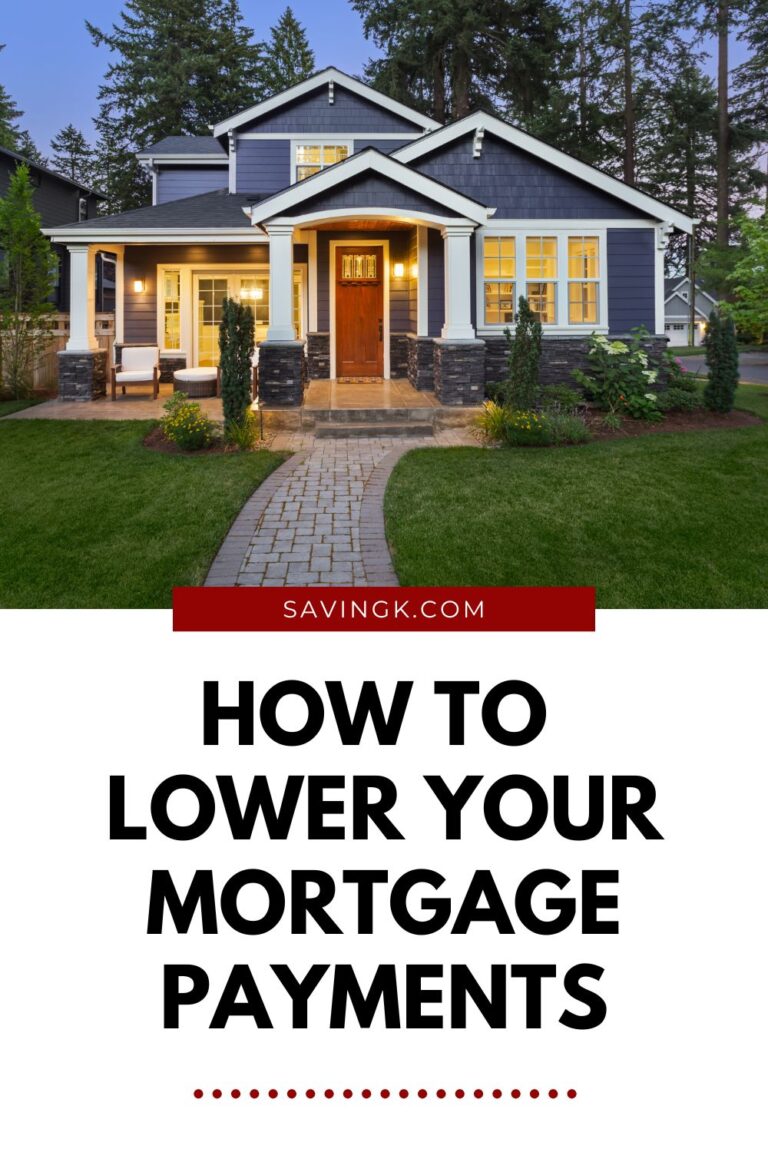 How To Lower Your Mortgage Payments - SavingK