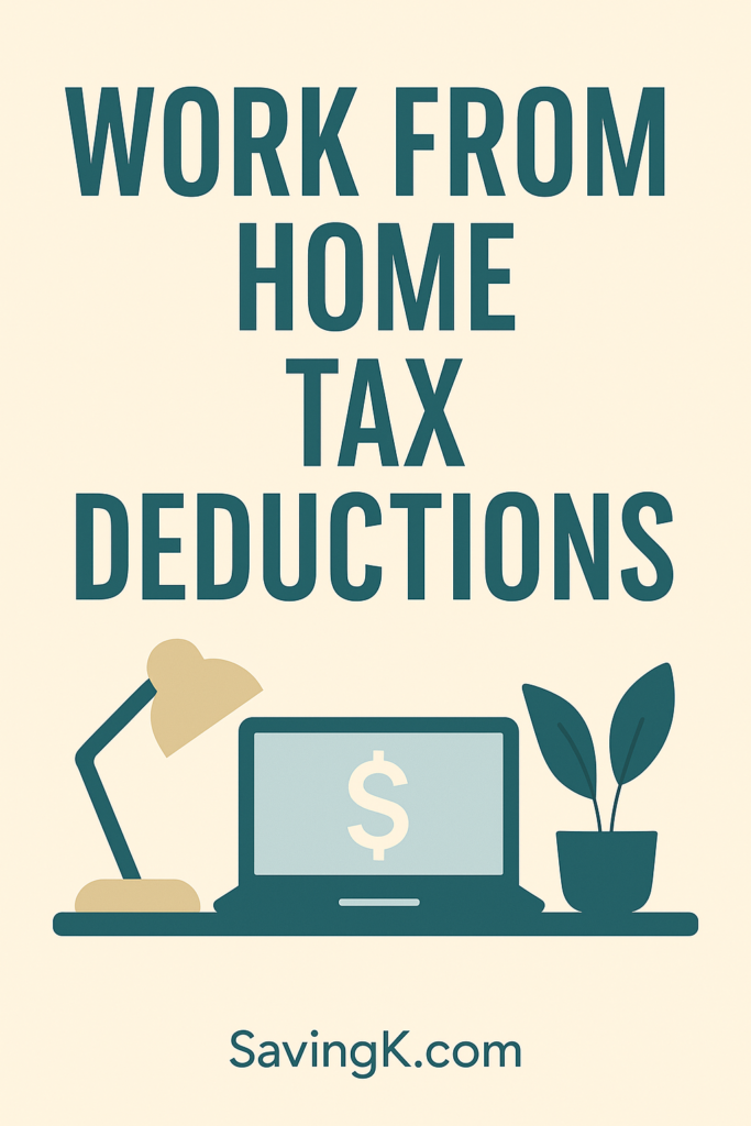 Work From Home Tax Deductions - SavingK