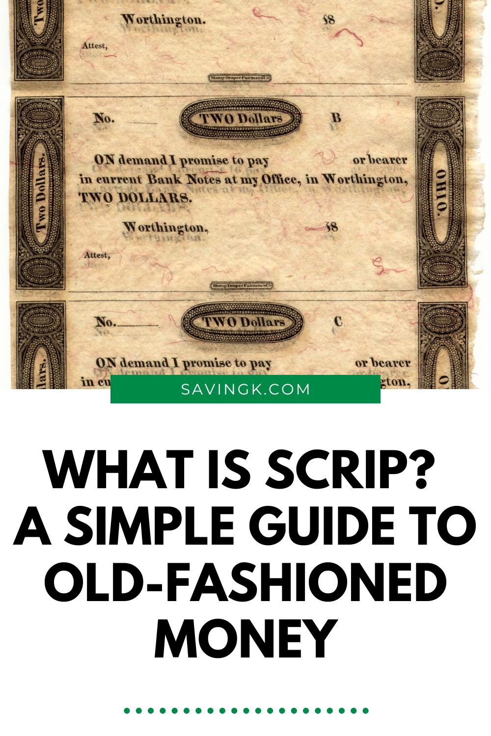 What Is Scrip? A Simple Guide To Old-Fashioned Money - SavingK