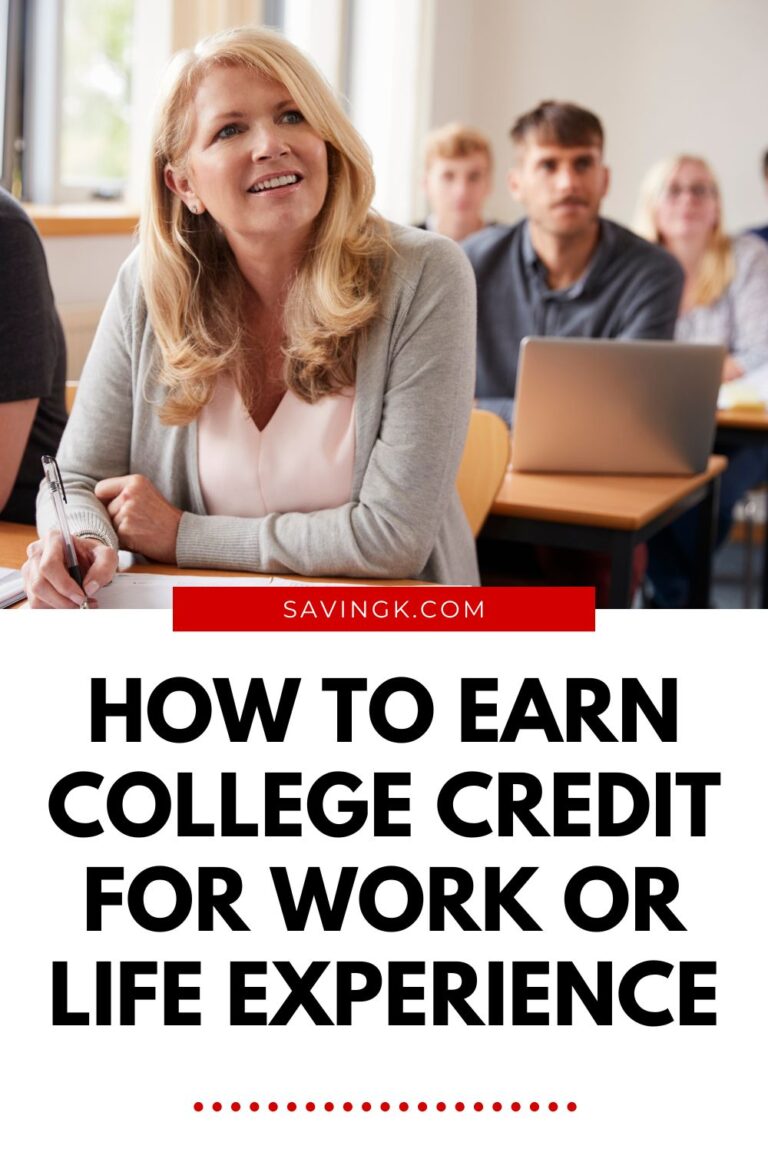 How To Earn College Credit For Work Or Life Experience - SavingK
