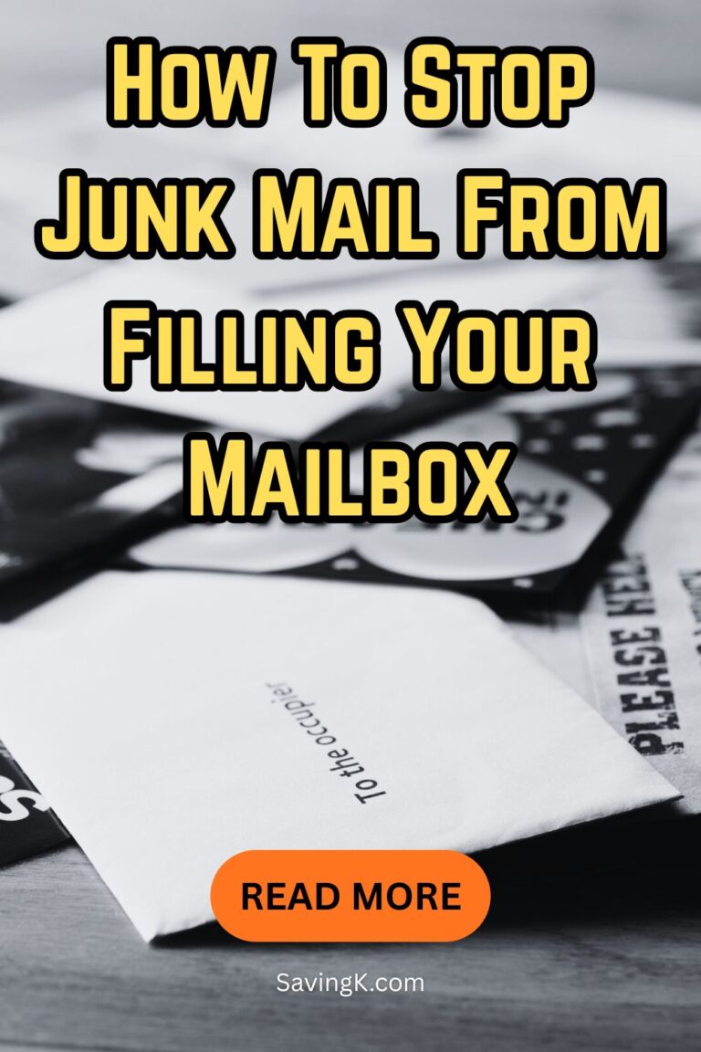 How To Stop Junk Mail From Filling Your Mailbox - SavingK