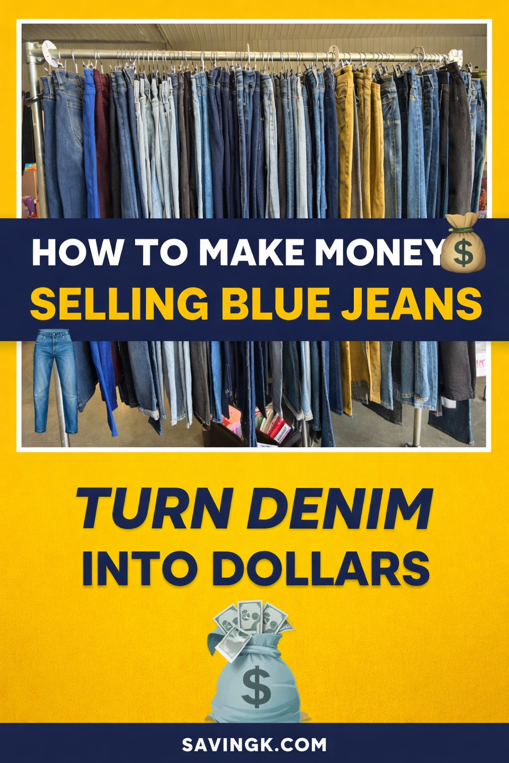 How To Make Money Selling Blue Jeans - SavingK